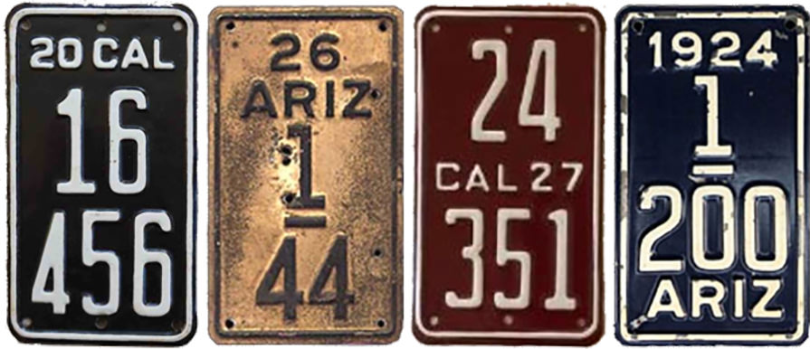 Motoplates - Vintage/Old/Antique Motorcycle License Plates